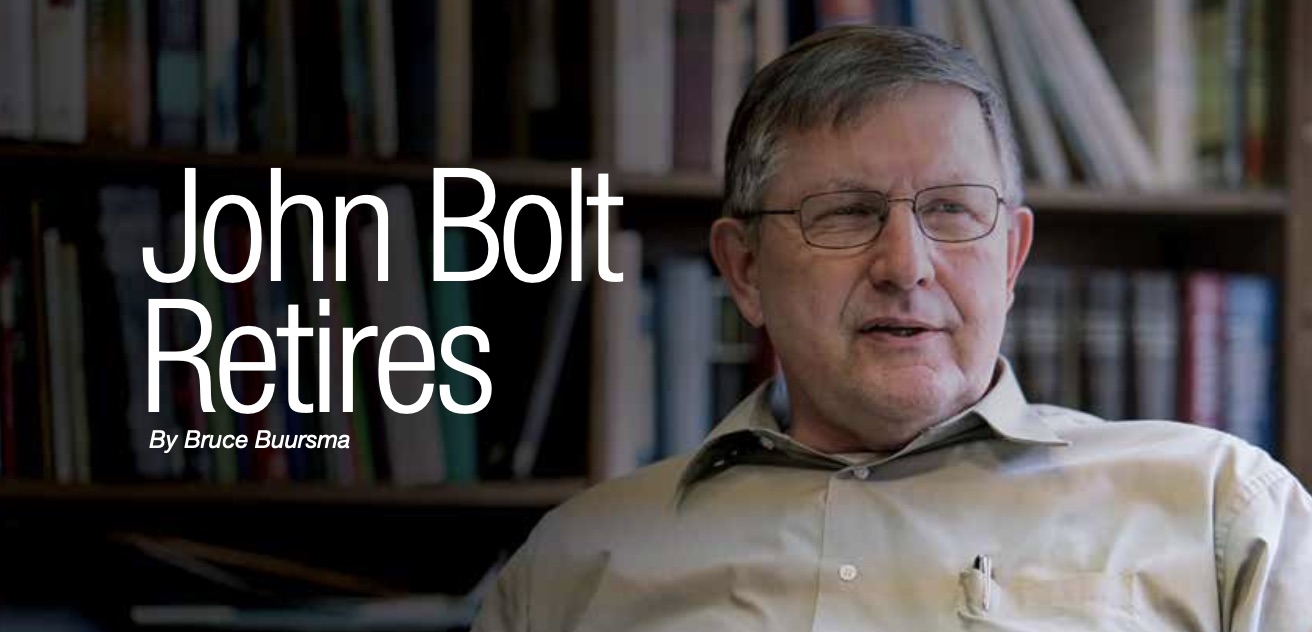 John Bolt Retires - Calvin Theological Seminary